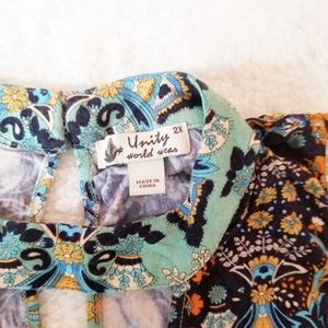 Unity World Wear | Tops | Unity World Wear Tank With Collar And Keyhole ...